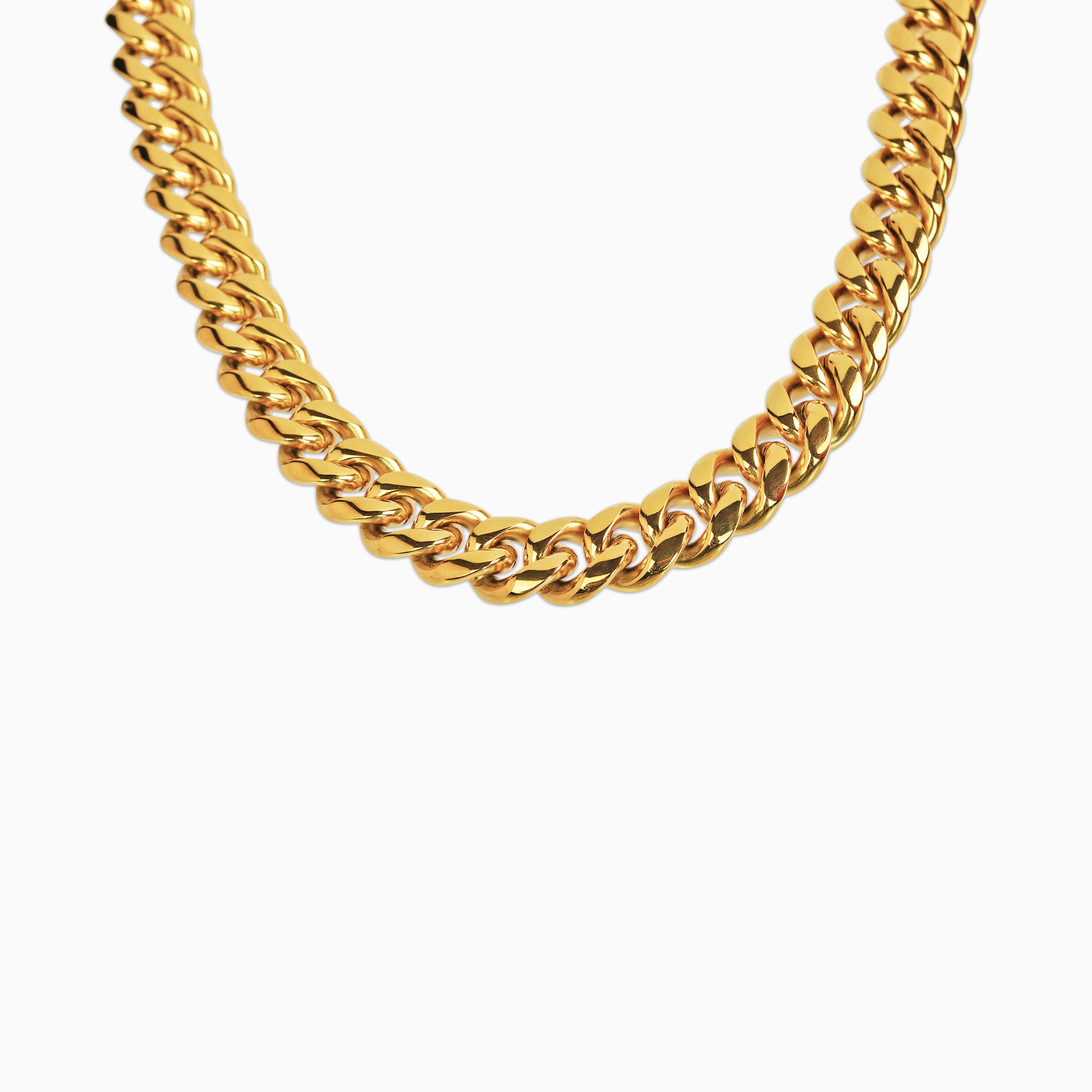 Cadena Cubana Miami Oro 18K