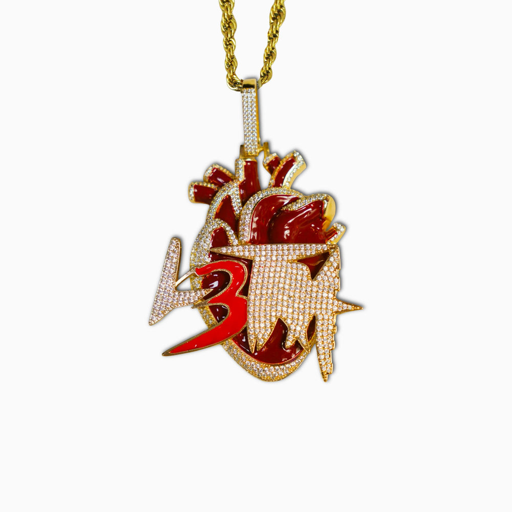 Colgante L3tra Pequeño Oro 18K